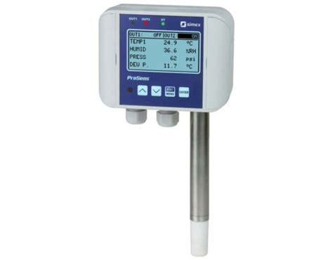QM 211 2REL Simex Simex ProSens 200 LCD Digital Panel Multi Function Meter For Humidity