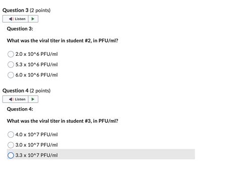 Solved Average Plaques Pfu Ml D×v D Dilution Factor