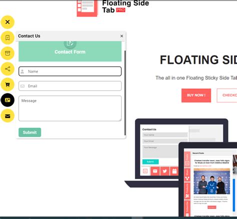 Floating Side Tab Pro Wp Plugins Ft Floating And Plugin Envato