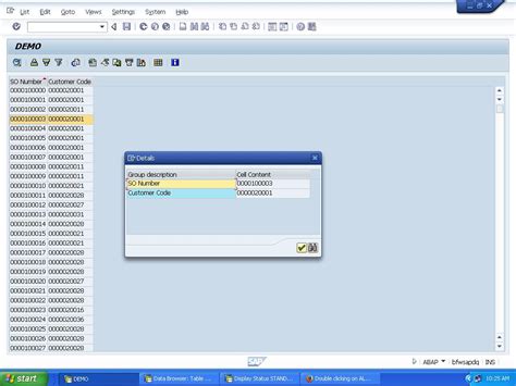 Solved Double Clicking On ALV In Order To Display A Detai SAP Community
