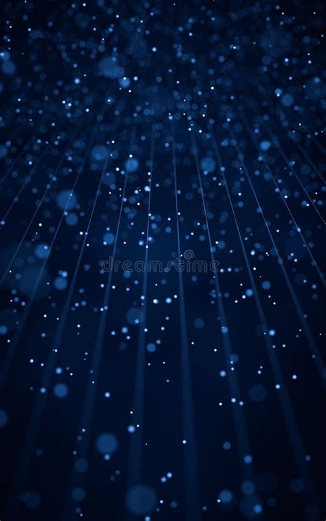 glowing particles abstract stardust background 3d rendering stock