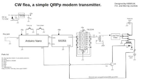 The CW Flea Modern Morse Transmitter With Arduino The DXZone