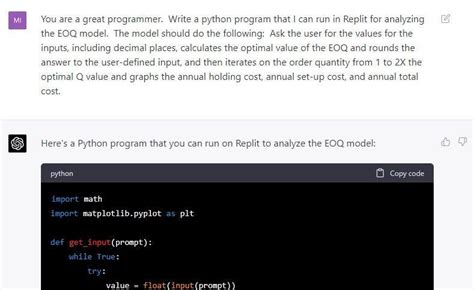 Sara Hoormann On Linkedin Chatgpts Python Programming Skills On