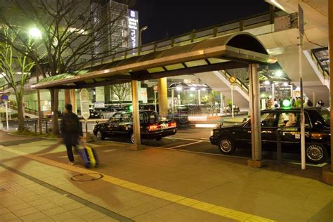 Japanese Bus Stop Japanese Bus Stop At Front Of Nagoya City Hal