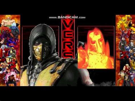 M.U.G.E.N Scorpion/Sub-Zero vs Cinder/Glacius - YouTube