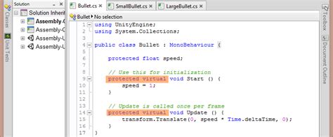 Cardboard Keep Dev Blog — Tutorial Inheritance In Unity 3d