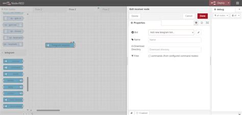 Node Red Telegram Bot With Temperature Logger Part 2 6 Steps