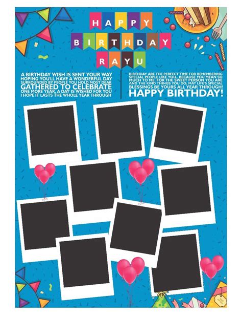 Ehtesham Khan On Linkedin Birthday Card Back Page Design