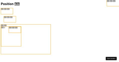 Position Codesandbox