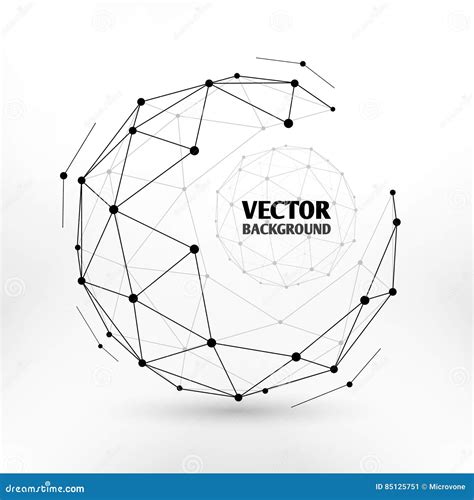 Wireframe Sphere Outline Seamless Pattern Vector Techno Rave Abstract Background Cartoondealer
