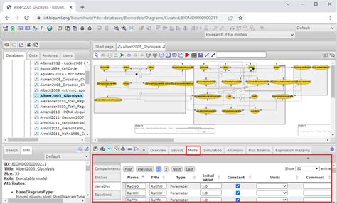 Systems Biology Manual Model Construction Biouml Platform