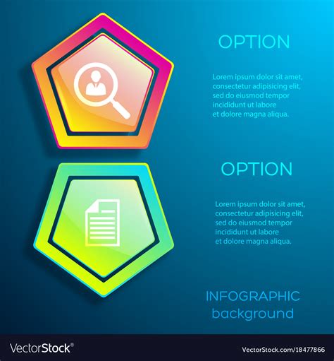 Abstract Infographic Web Design Concept Royalty Free Vector