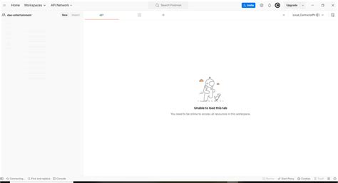 Unable To Load This Tab 🙋 Help Postman Community