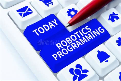 hand writing sign robotics programming conceptual photo software that