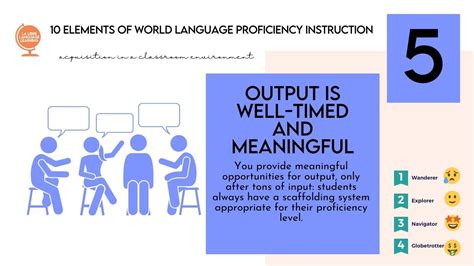 10 Elements Of A Proficiency Oriented World Language Classroom La Libre Language Learning