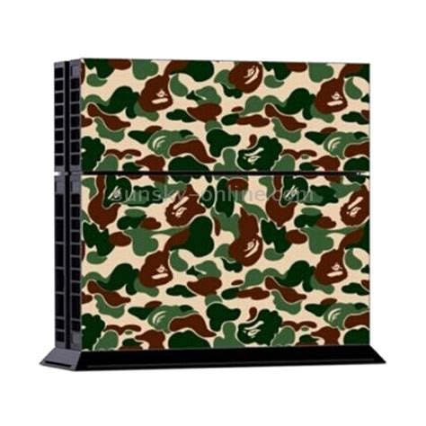 Ps4 게임 콘솔 용 위장 패턴 데칼 스티커