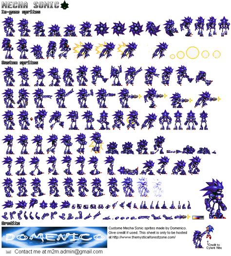Metal Sonic Sprite Sheet