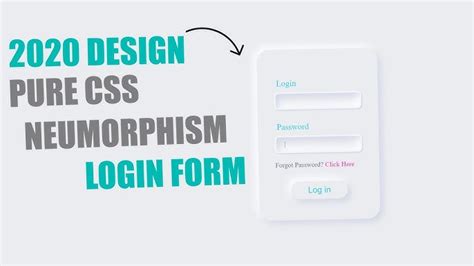 top 10 login form ui design using html css neumorphism