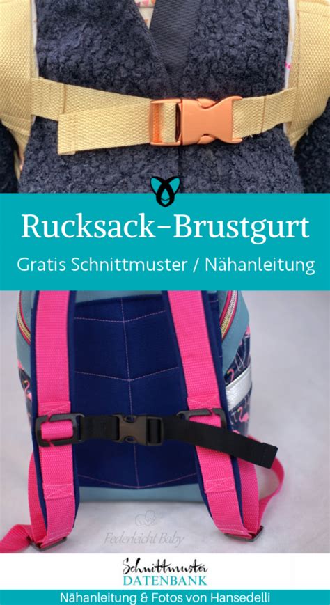 Brustgurt Für Rucksack Nähen Kostenlose Schnittmuster Datenbank