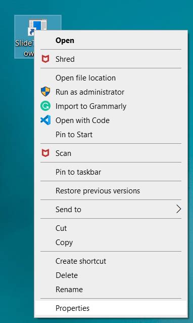 Creating Slide To Shut Down Shortcut In Windows 10 GeeksforGeeks