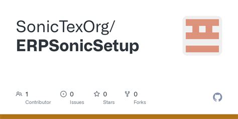 GitHub SonicTexOrg ERPSonicSetup