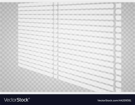 Overlay Shadow Effect Transparent Window Vector Image