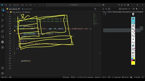 Javascript 20 Basic Of Async Await Concept In Js Js In Telugu Youtube
