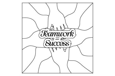 Teamwork Coloring Pages [2025]