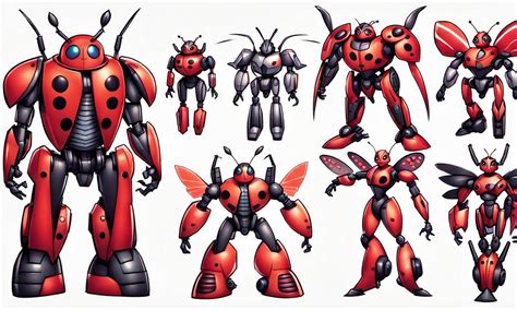 Ladybug Robot Bug And Robot Forms By Bookman333 On Deviantart