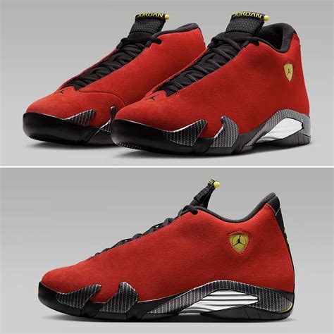 Air Jordan 14 Ferrari 2025 Clothing And Outfits To Match