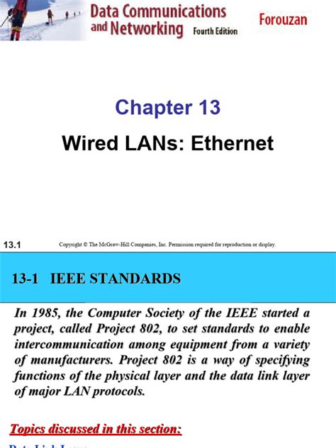 Computer Networks Week 11 12 Pdf Ethernet Telecommunications Standards