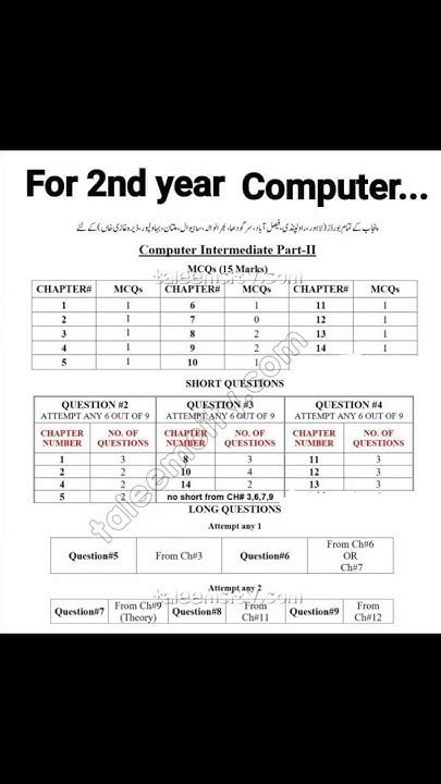 Computer Pairing Scheme 2025 2nd Year Original Pairing Scheme 2025
