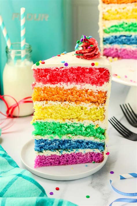 Rainbow Layer Cake Xoxobella