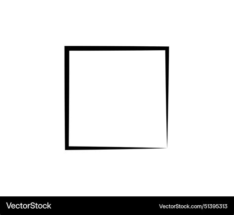 Square Frame Geometric Abstract Element Royalty Free Vector