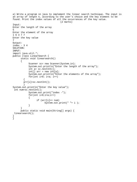 linear search pdf