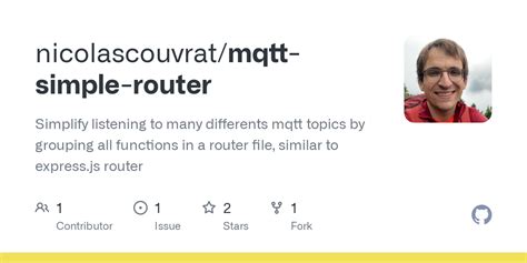 Github Nicolascouvrat Mqtt Simple Router Simplify Listening To Many Differents Mqtt Topics By