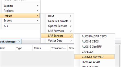 How To Read Cosmo Skymed Data Problem Reports Step Forum