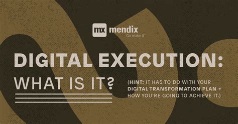 mendix on linkedin digital execution manual