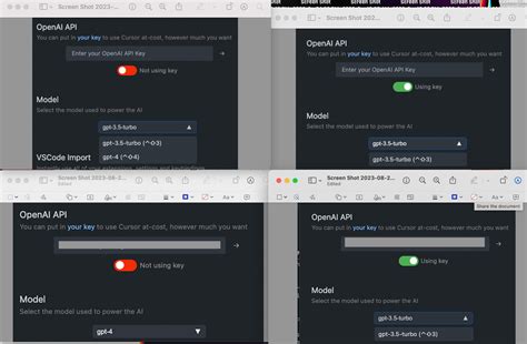 Enabling Gpt 4 In Cursor Using Own Key How To Cursor Community Forum