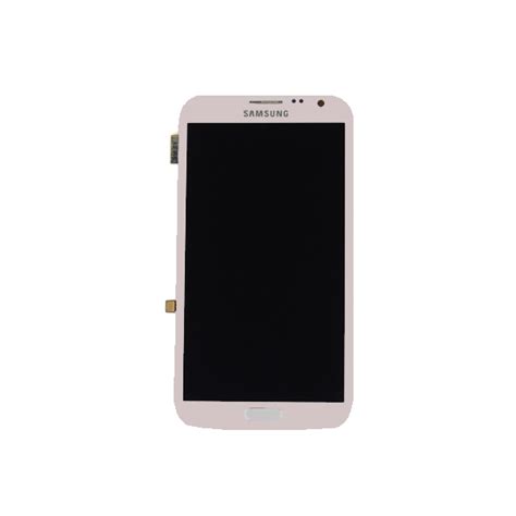 LCD Touch Frame GSM For Samsung Galaxy Note IIN White CELCENTRO