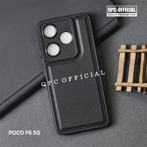 Jual Poco F G Case Leather Pro Kamera Black Poco F G Shopee Indonesia