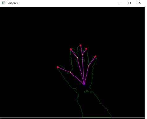 Smoothing A Contour For Hand Using OpenCV In C Stack Overflow