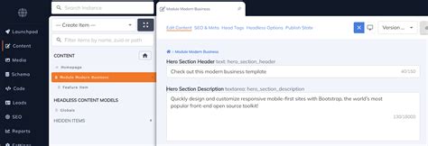 GitHub Zesty Io Module Bootstrap Landing Page