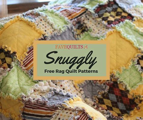 38 Snuggly Free Rag Quilt Patterns