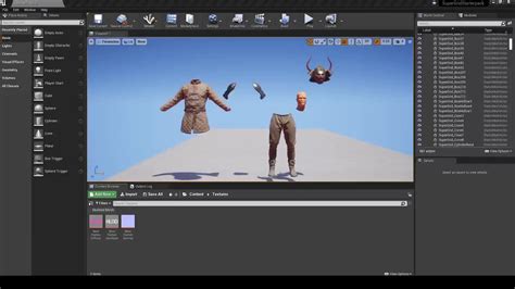 merging modular skeletal meshes in the editor r unrealengine