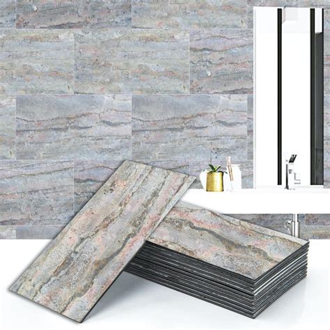 Dundee Deco Veneer Wall Panels Peel And Stick Diy Slate Stone Finish Tiles For Wall Or