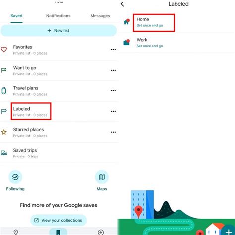 How To Change Work Home Location On Google Maps