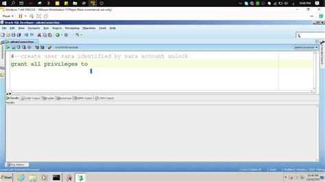 Create User Grant All Privileges Oracle 11g Youtube