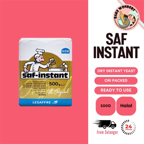 Saf Instant Yeast Instant Yeast Yis Segera 500gori Pack Shopee Malaysia