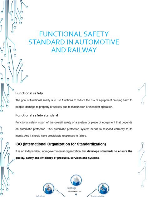 Functional Safety Standard In Automotive And Locomotive Pdf Systems Engineering Business